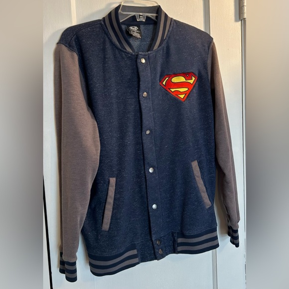DC Comics | Jackets & Coats | Mens Superman Dc Comic Varsity Jacket ...